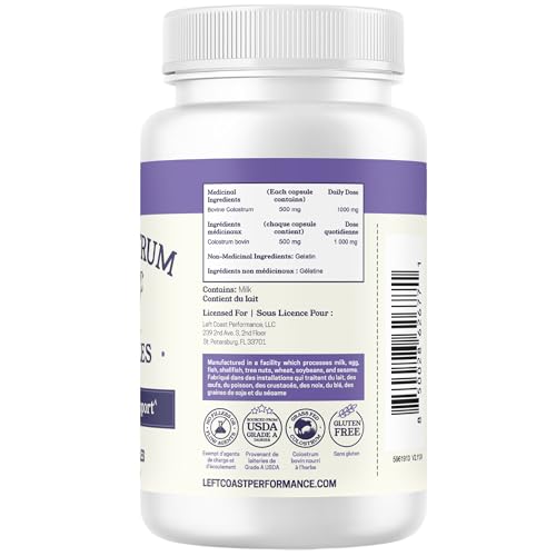 high IgG colostrum capsules