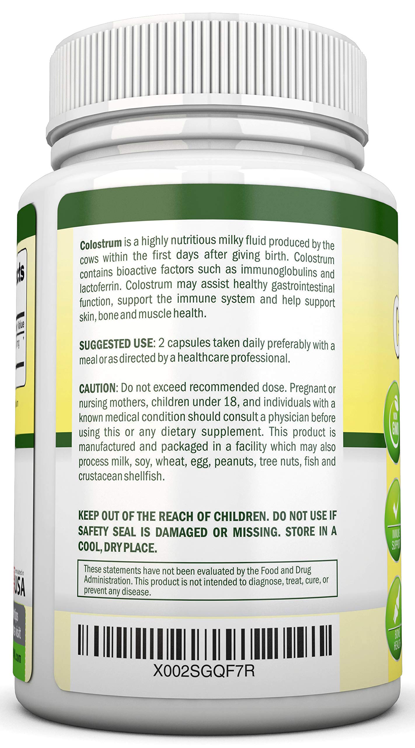 high IgG colostrum for immune boost