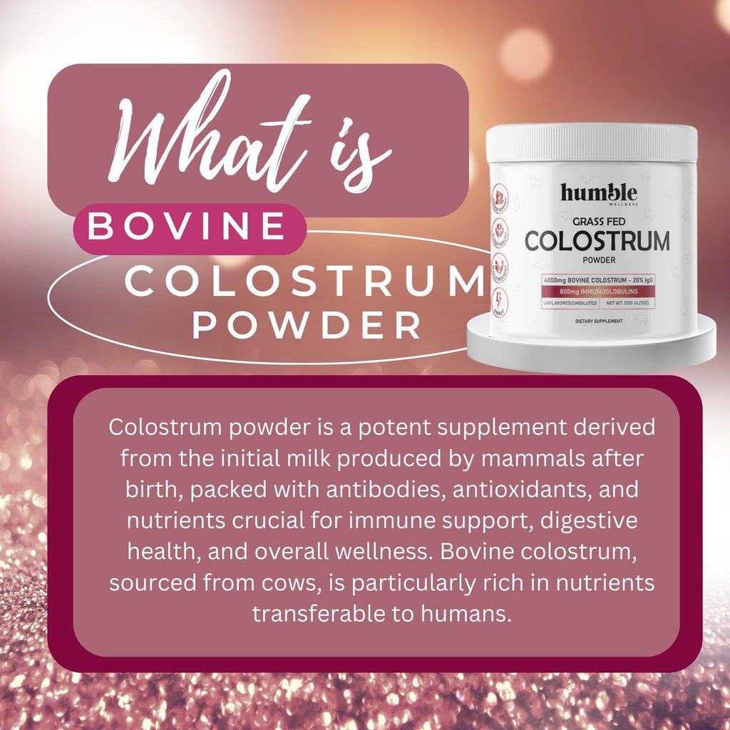 high IgG colostrum for immune support