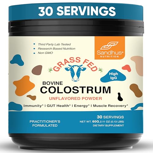 high IgG colostrum for muscle recovery