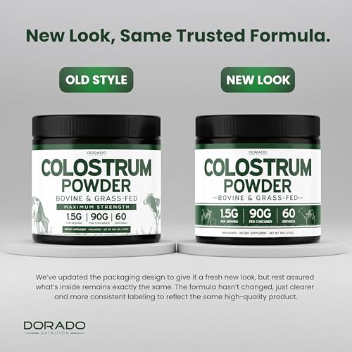 high IgG colostrum for vitality