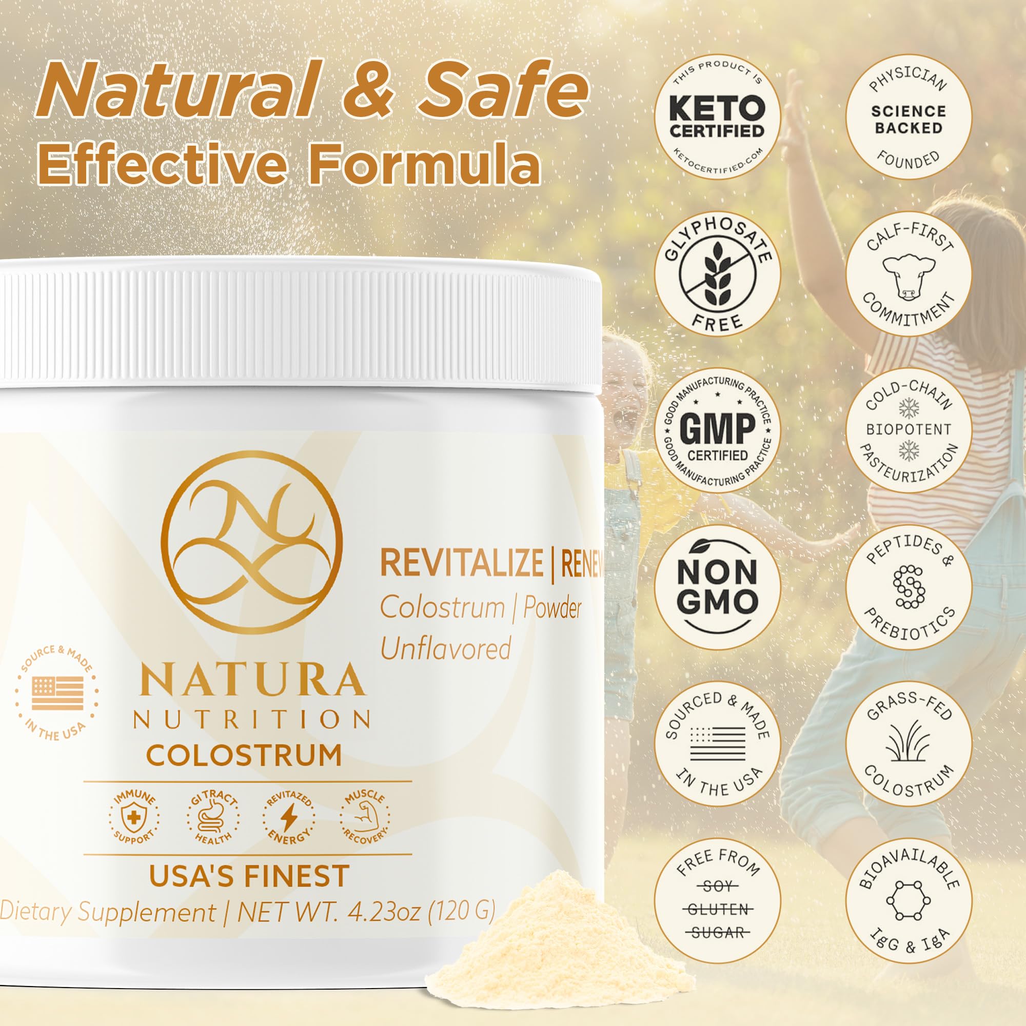 high IgG content colostrum powder