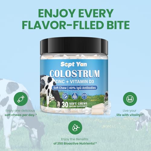 High IgG content colostrum supplement