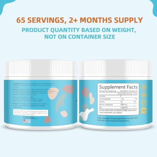 high immunoglobulin colostrum for vitality