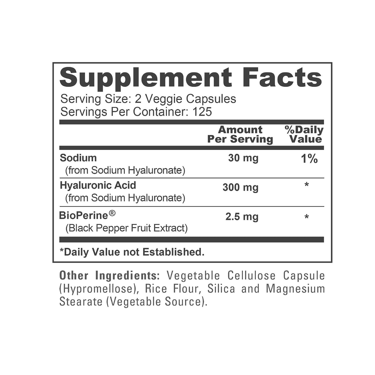 high molecular weight hyaluronic acid