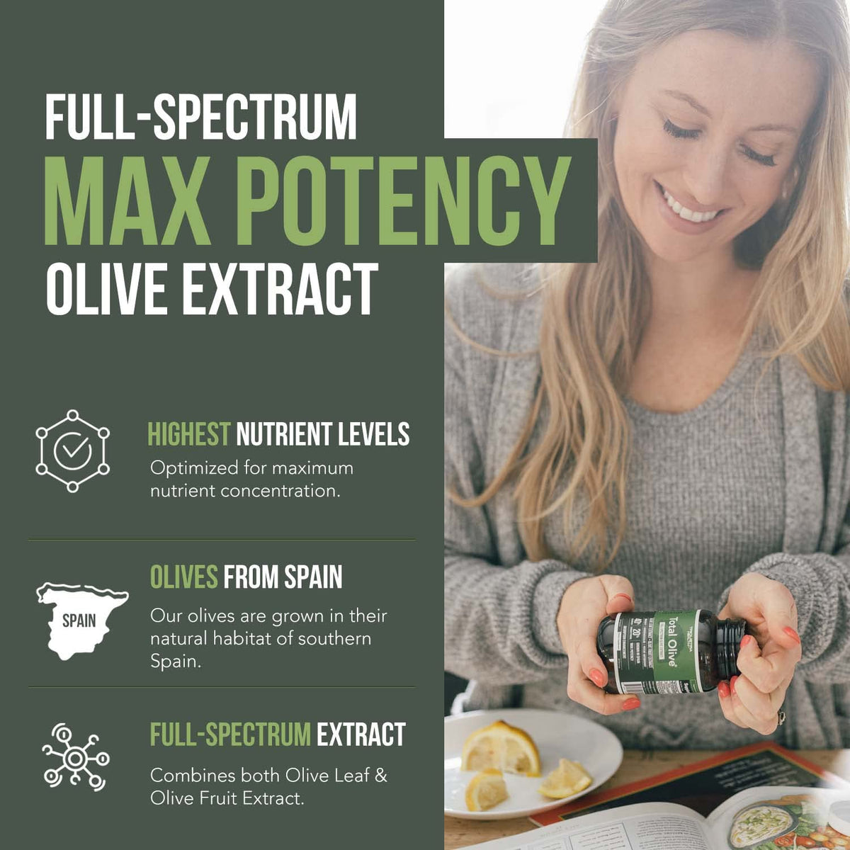 high oleuropein olive leaf supplement