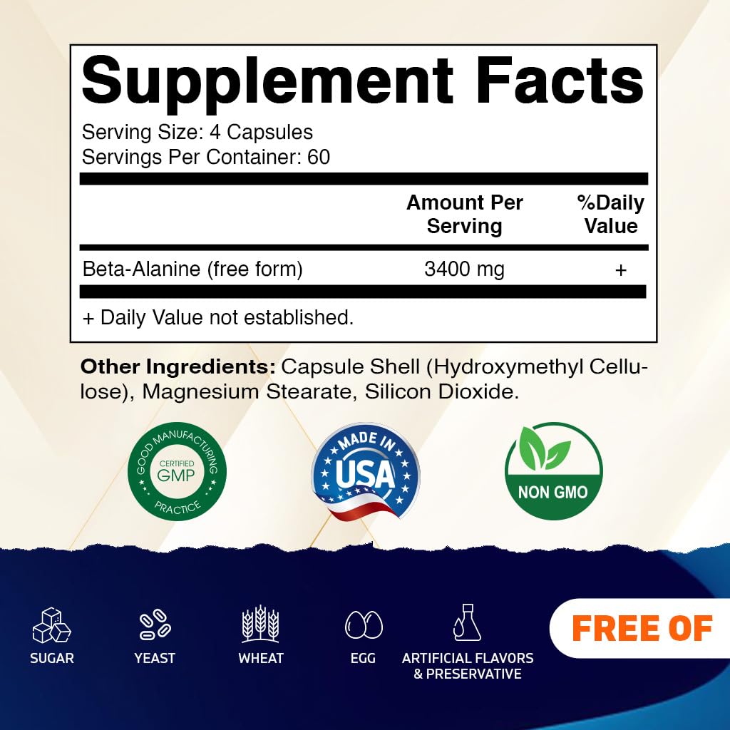 high-performance Beta-Alanine capsules