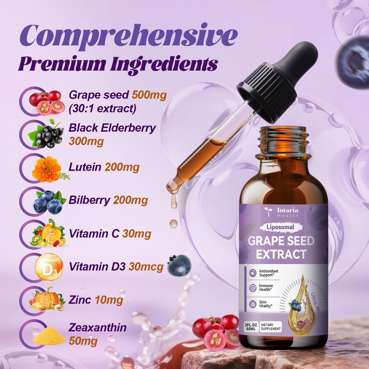 high polyphenol grape seed supplement