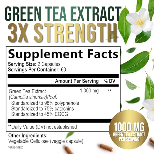 high polyphenol green tea capsules
