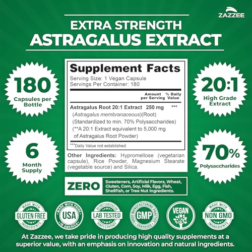 high polysaccharides astragalus extract benefits