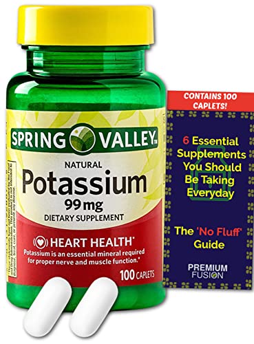 High potassium caplets for energy