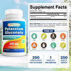 high potassium content for energy