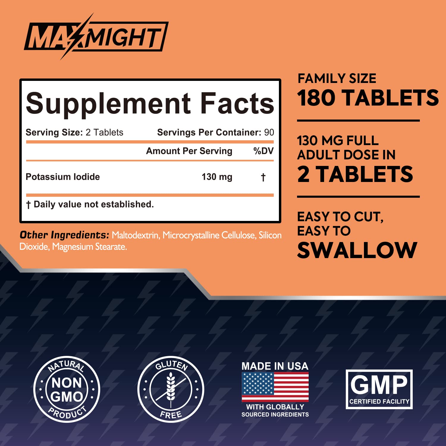 High potassium dietary supplement