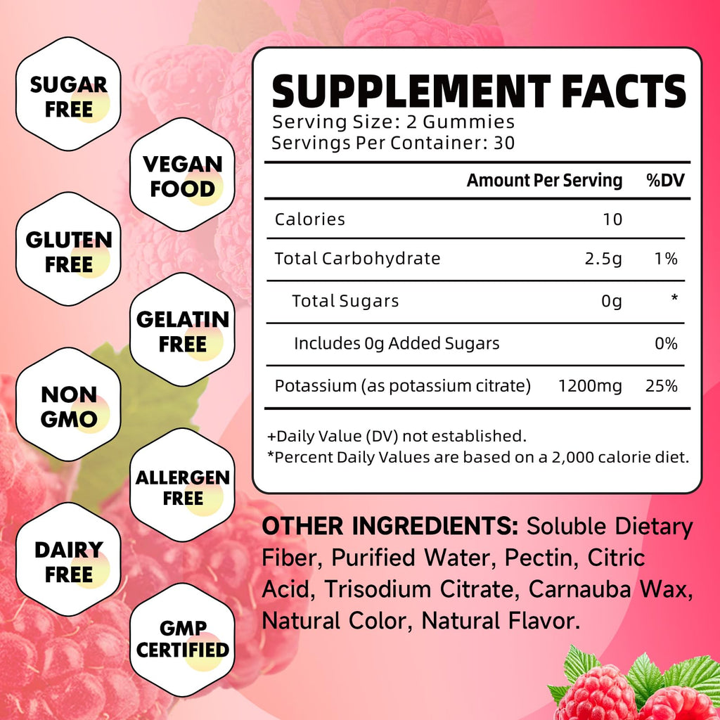 high potassium gummies for adults and kids