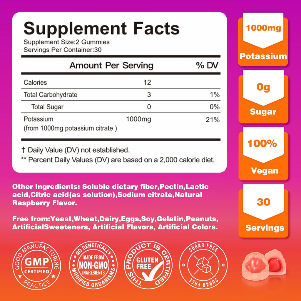High potassium gummies for daily wellness