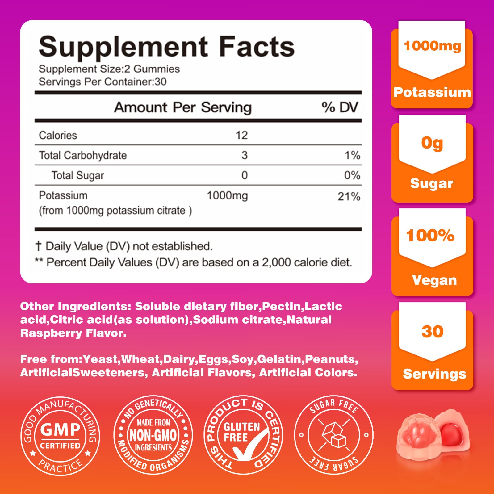 High potassium gummies for daily wellness