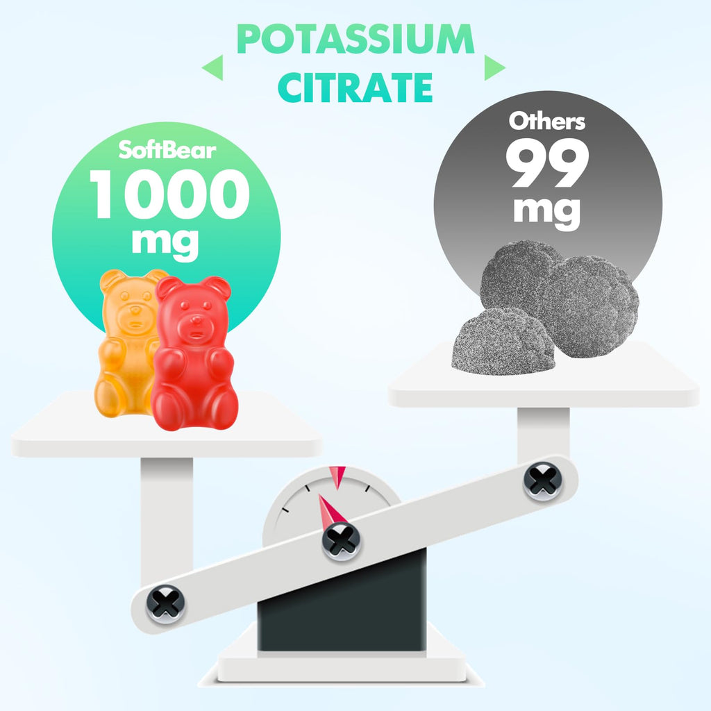 High potassium gummies for overall wellness