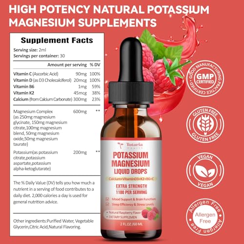 high potassium liquid supplement for vitality