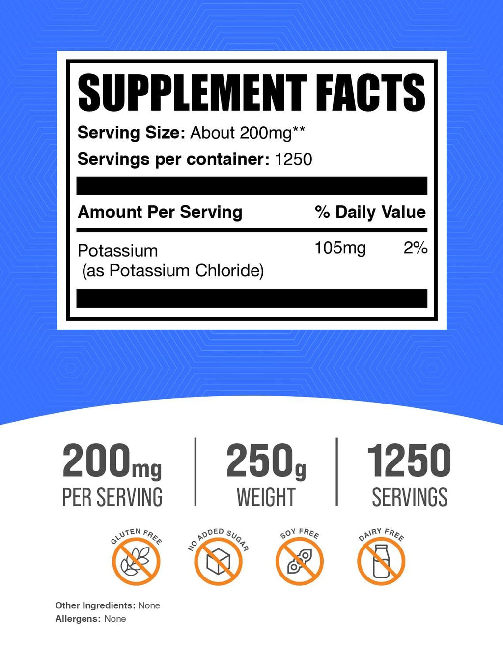 High potassium supplement for athletes