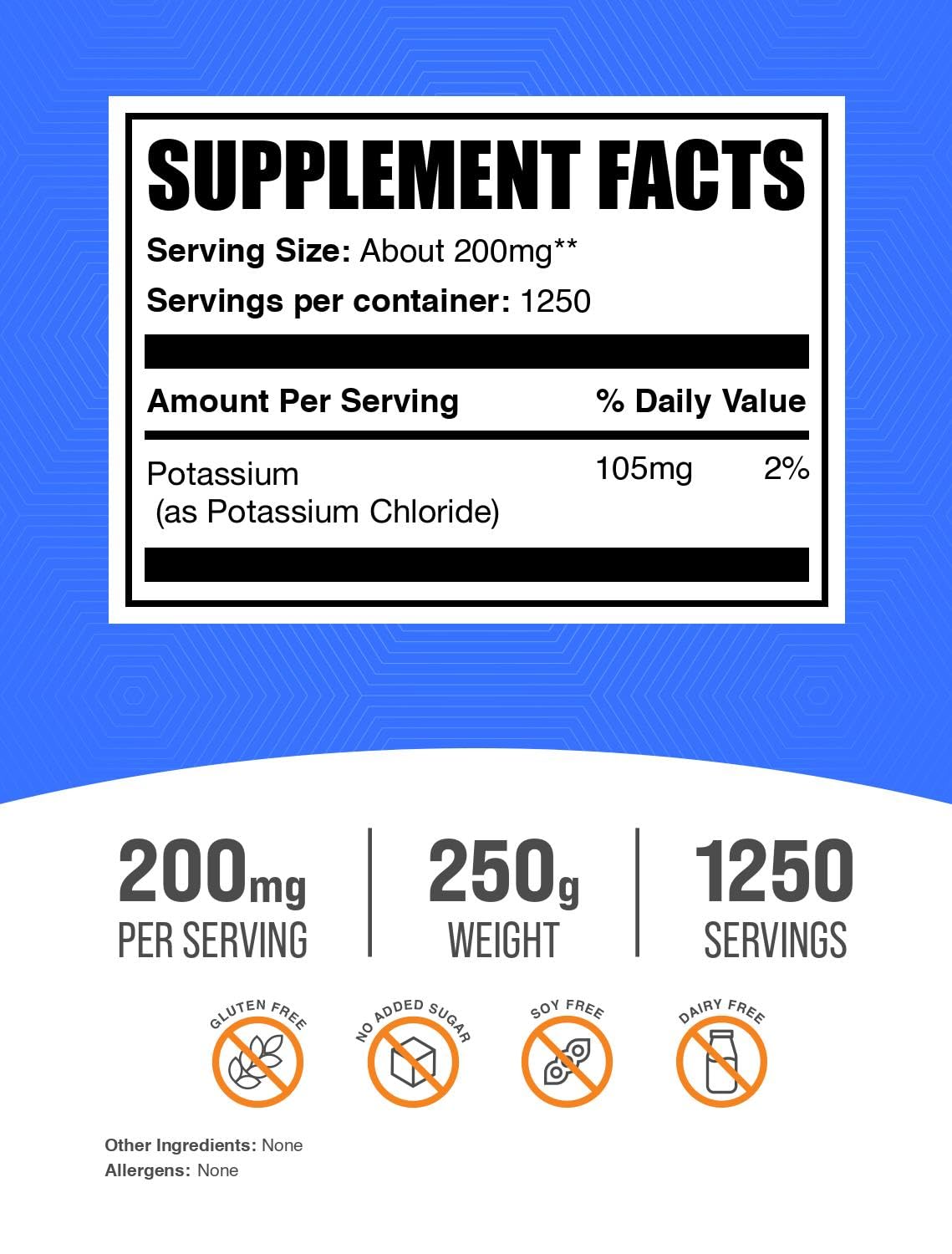 High potassium supplement for athletes