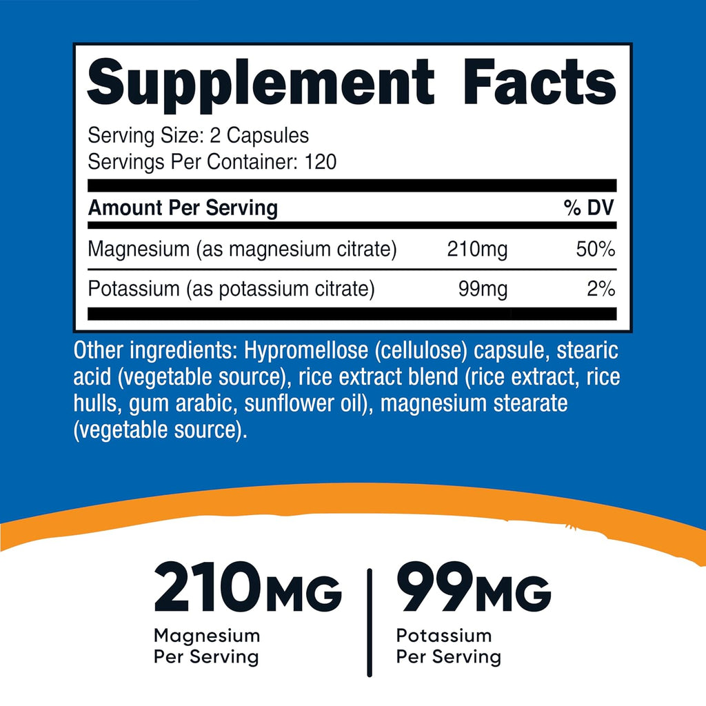 high potassium supplement for energy