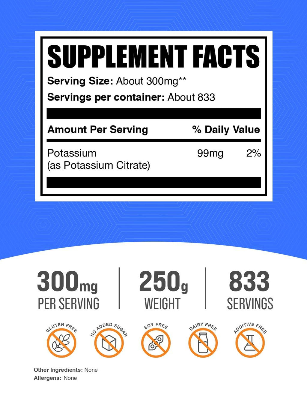 high potassium supplement for energy