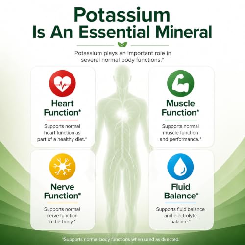 High potassium supplement for energy