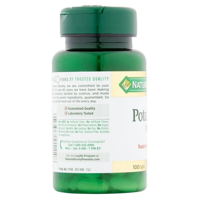 High potassium support with caplets
