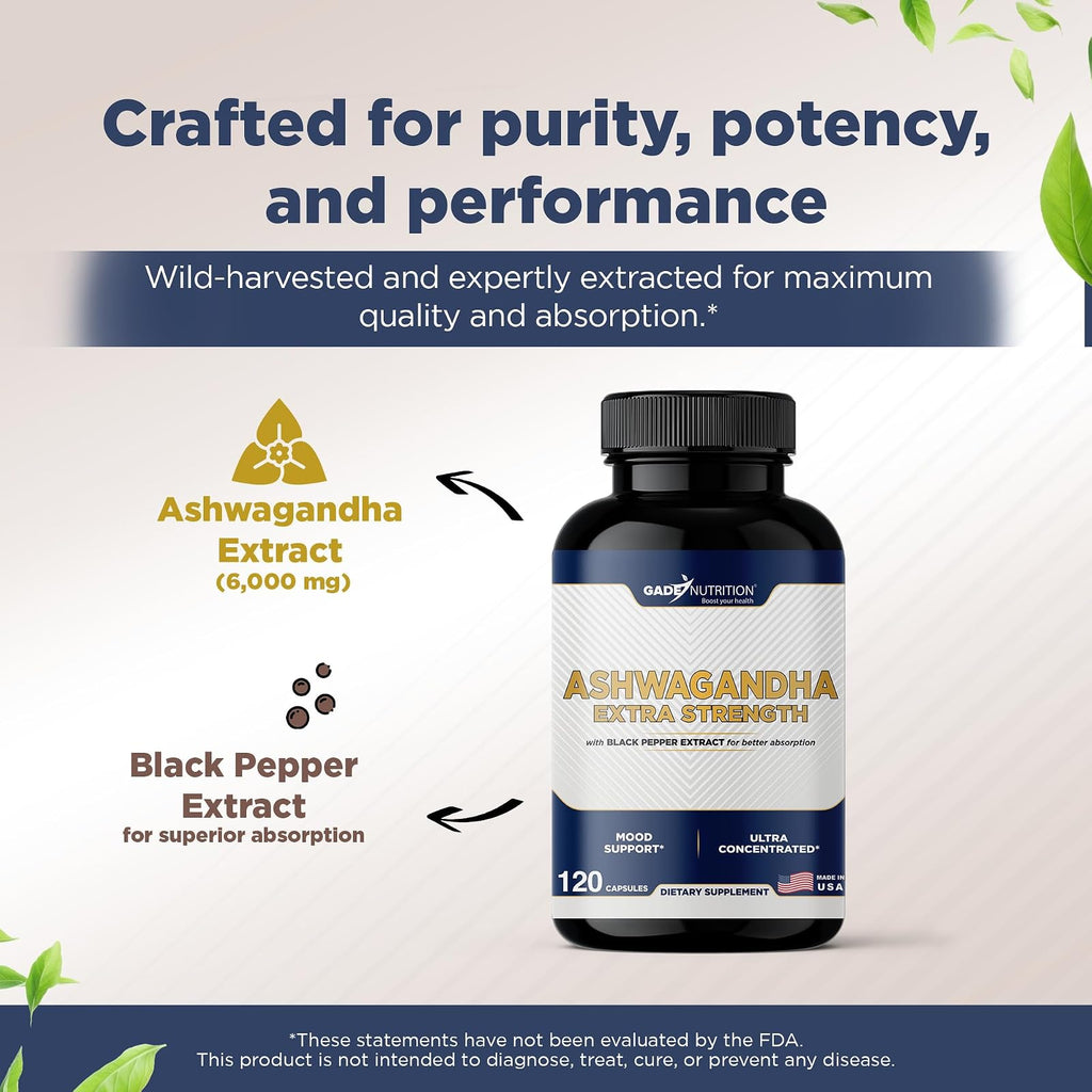 high potency 1000 mg Ashwagandha