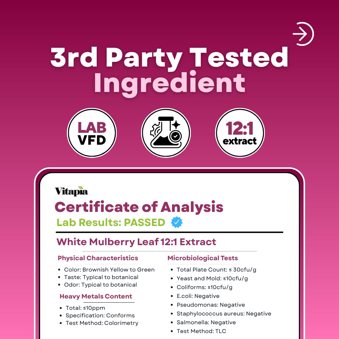 High potency 1000mg mulberry extract
