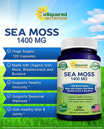 high potency 1400mg sea moss capsules