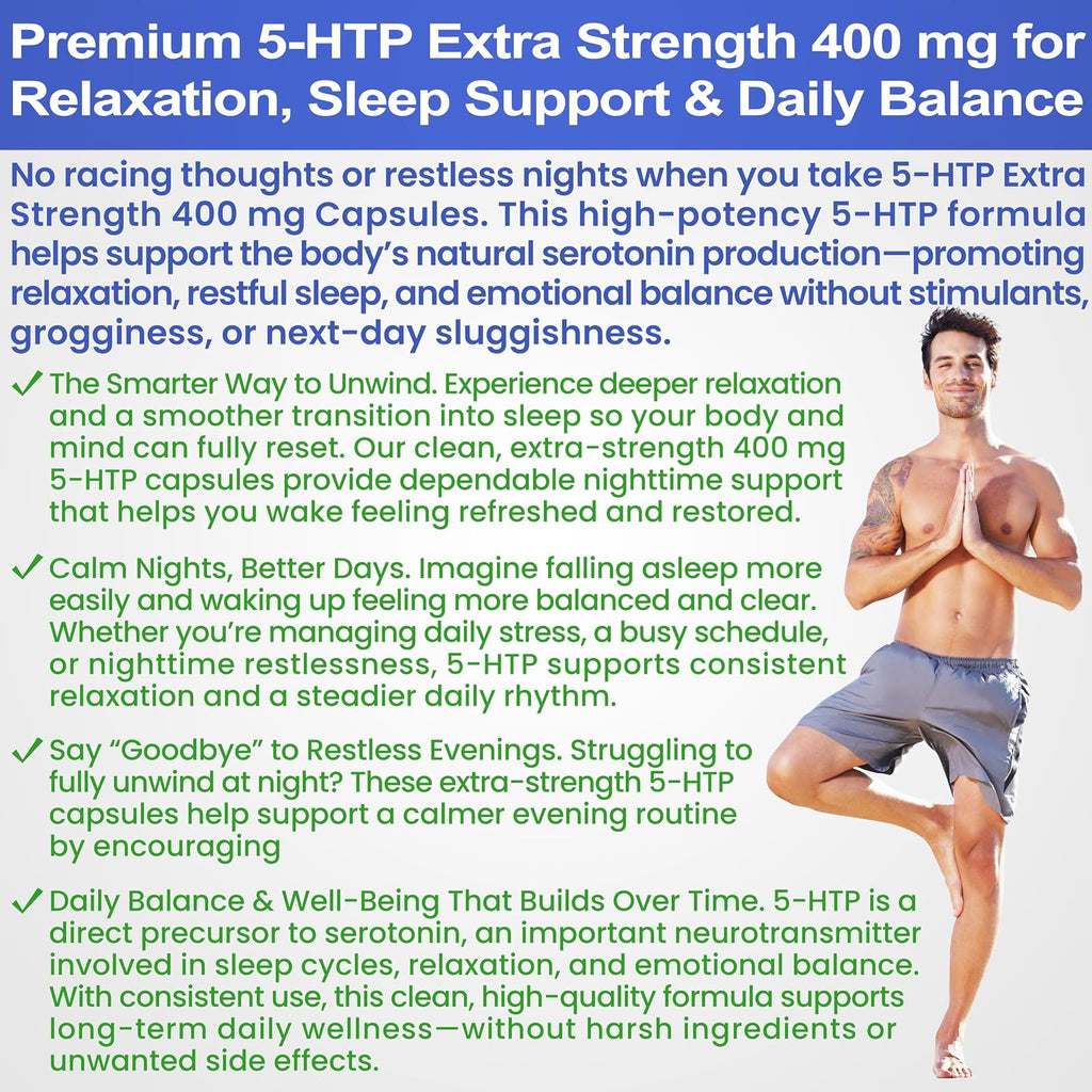 high potency 5-HTP capsules