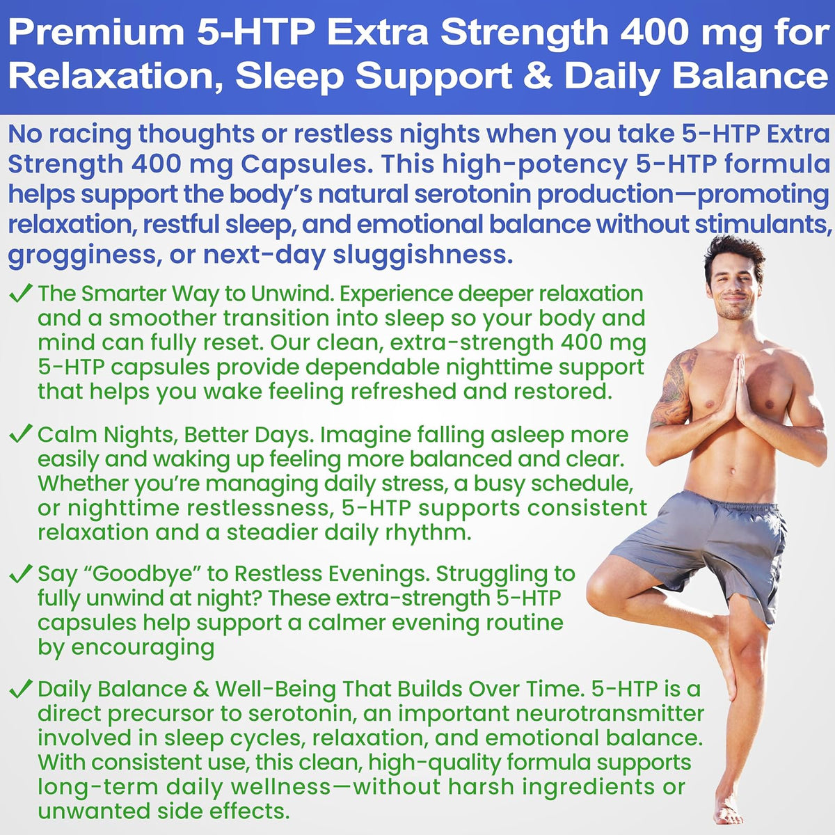 high potency 5-HTP capsules