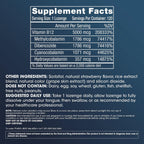 High potency 5000 mcg Vitamin B12
