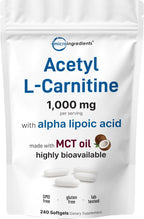 high potency acetyl l-carnitine softgels