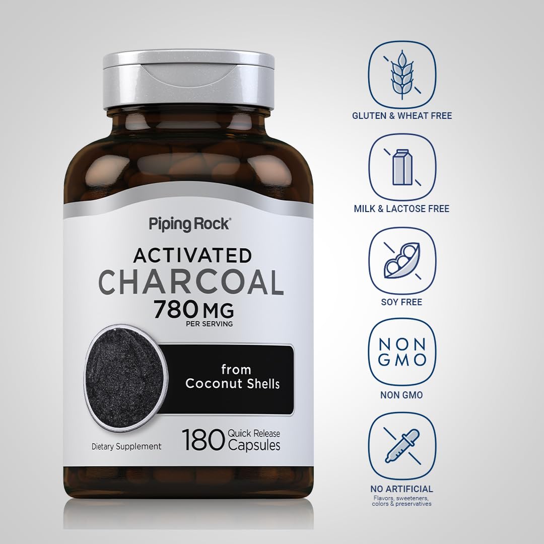 high potency activated charcoal 780 mg