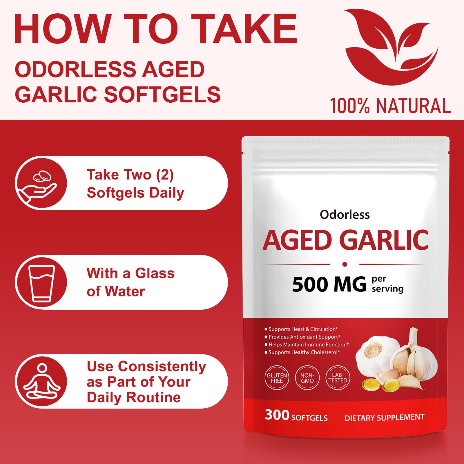 High potency aged garlic extract