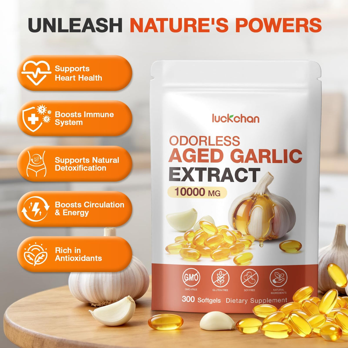 high potency aged garlic supplement