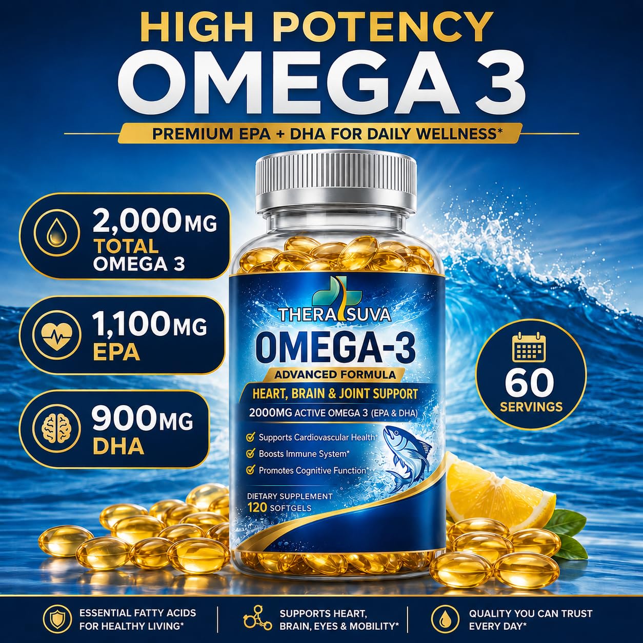high potency Alaskan fish oil