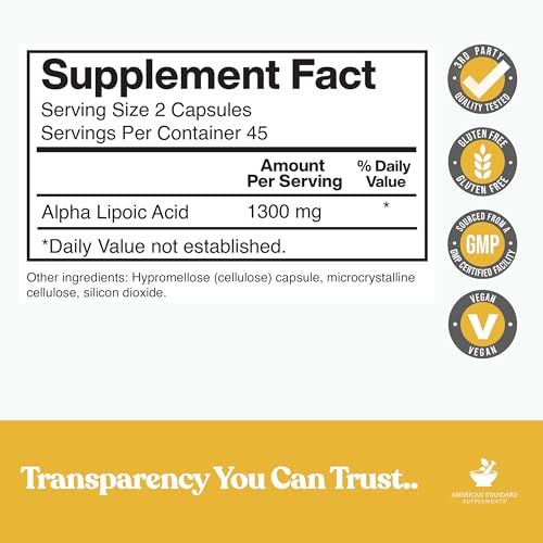 high potency alpha lipoic acid capsules