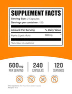 high potency alpha lipoic acid capsules