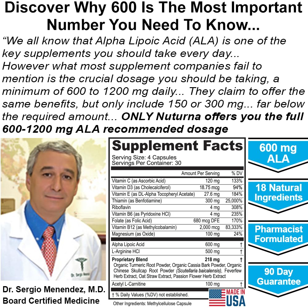 high potency alpha lipoic acid capsules