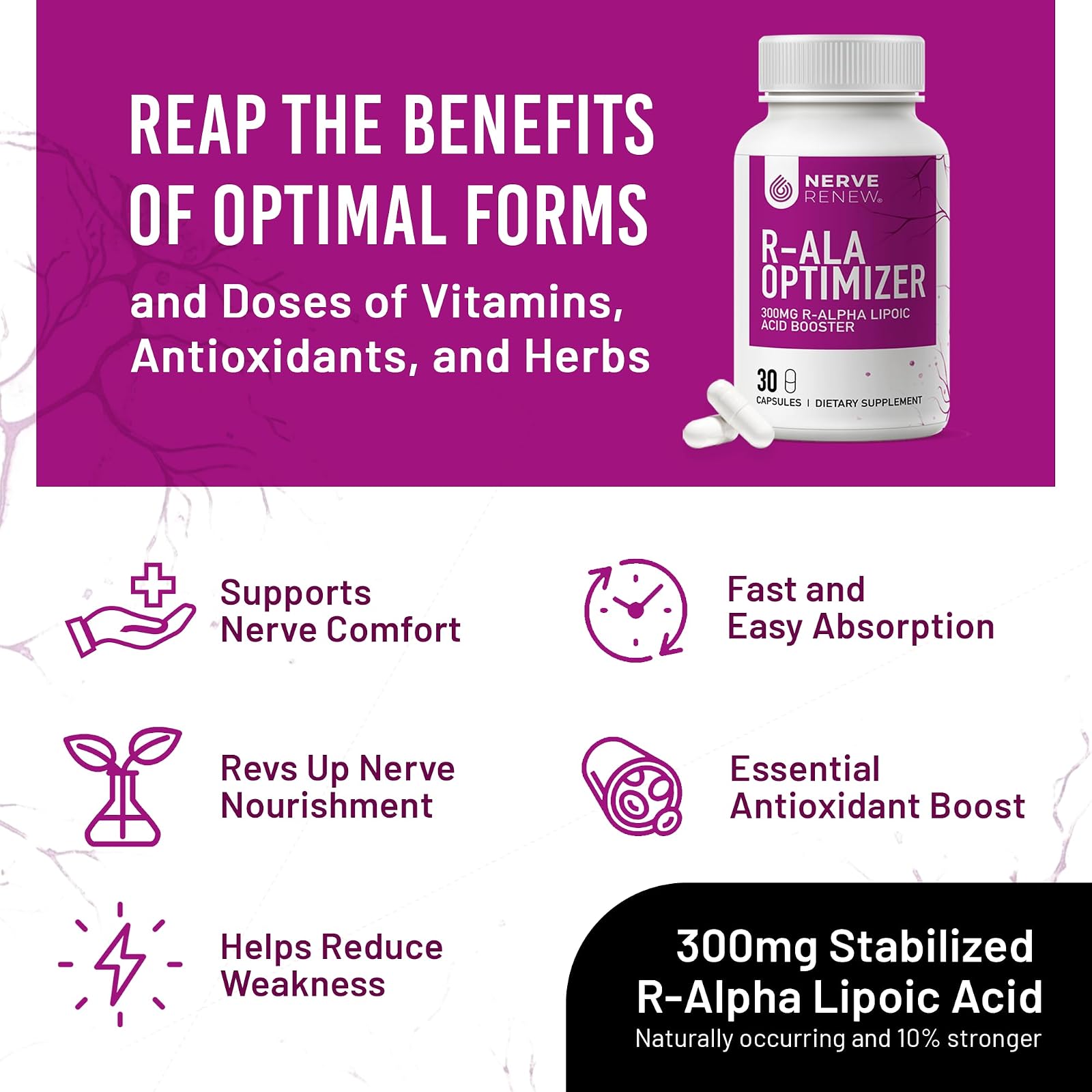 high potency alpha lipoic acid capsules