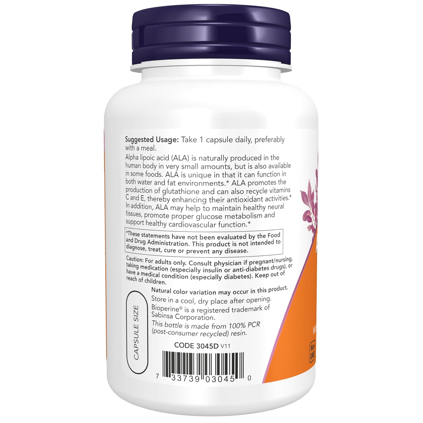 high potency alpha lipoic acid capsules
