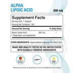 high potency alpha lipoic acid capsules