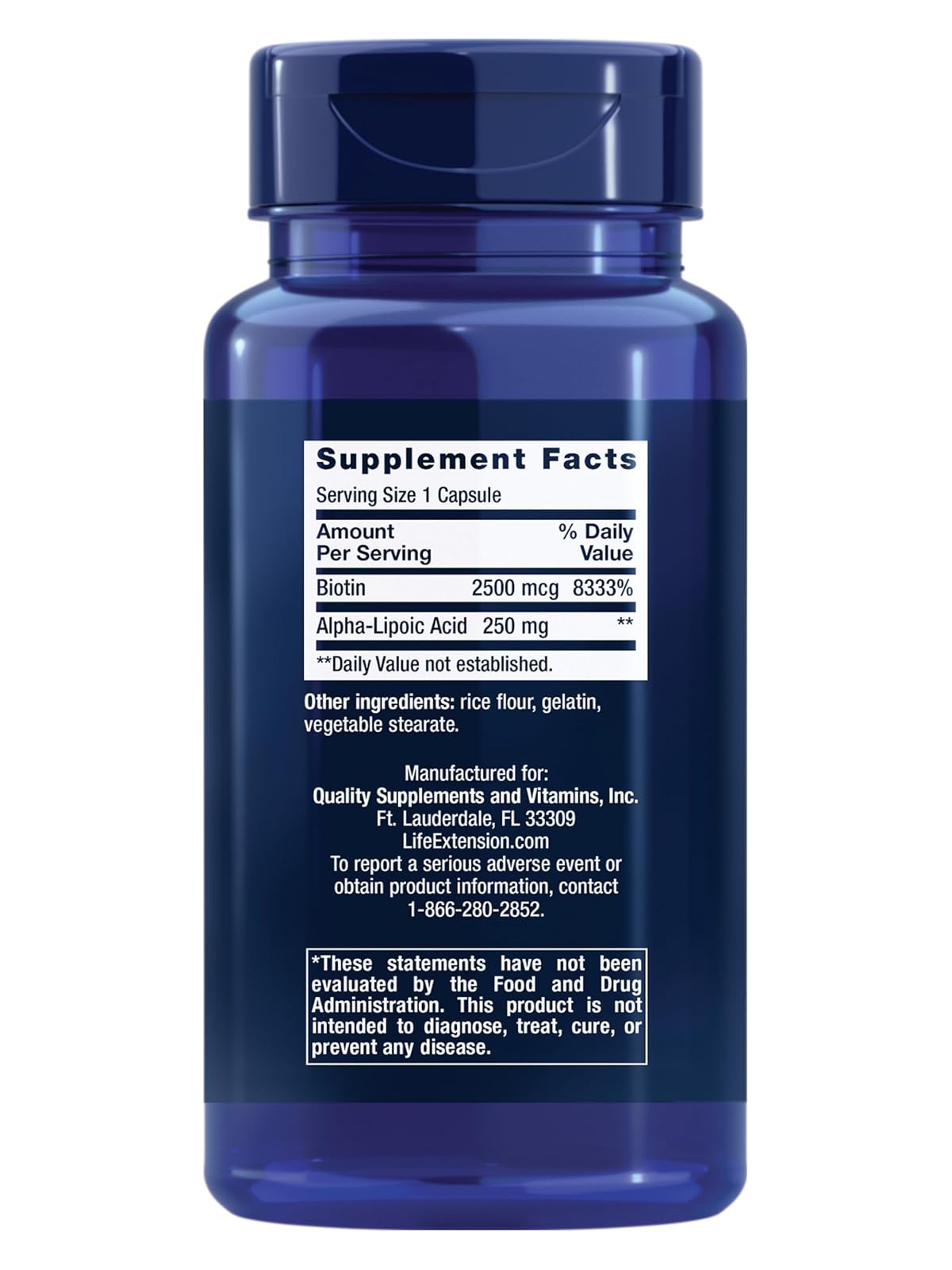 high potency alpha lipoic acid capsules