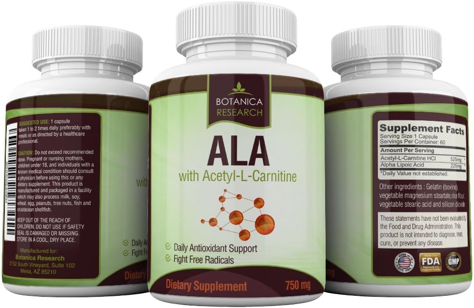 high potency alpha lipoic acid capsules