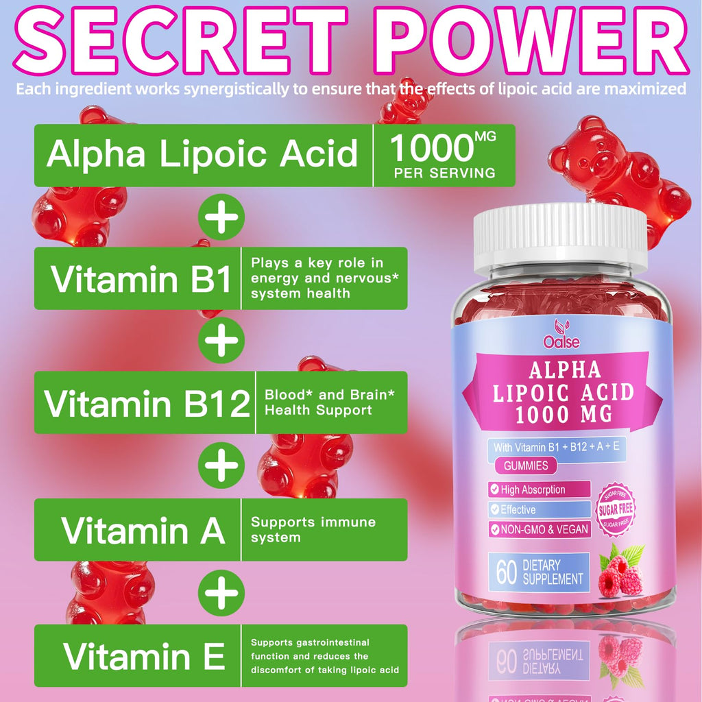 high potency alpha lipoic acid gummies