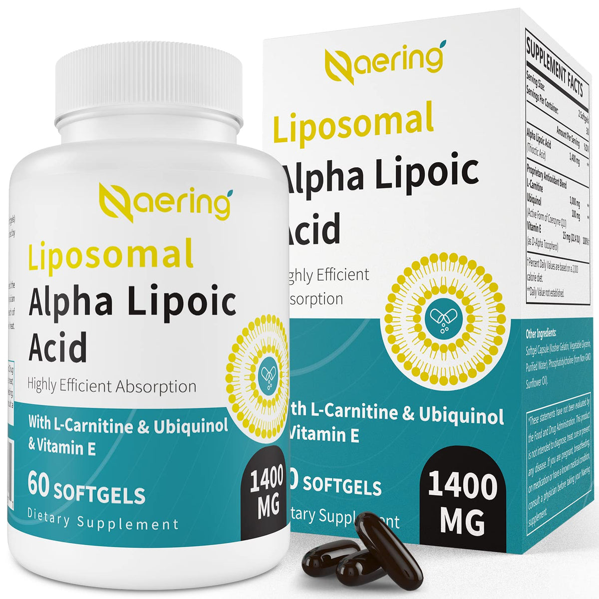 high potency alpha lipoic acid softgels