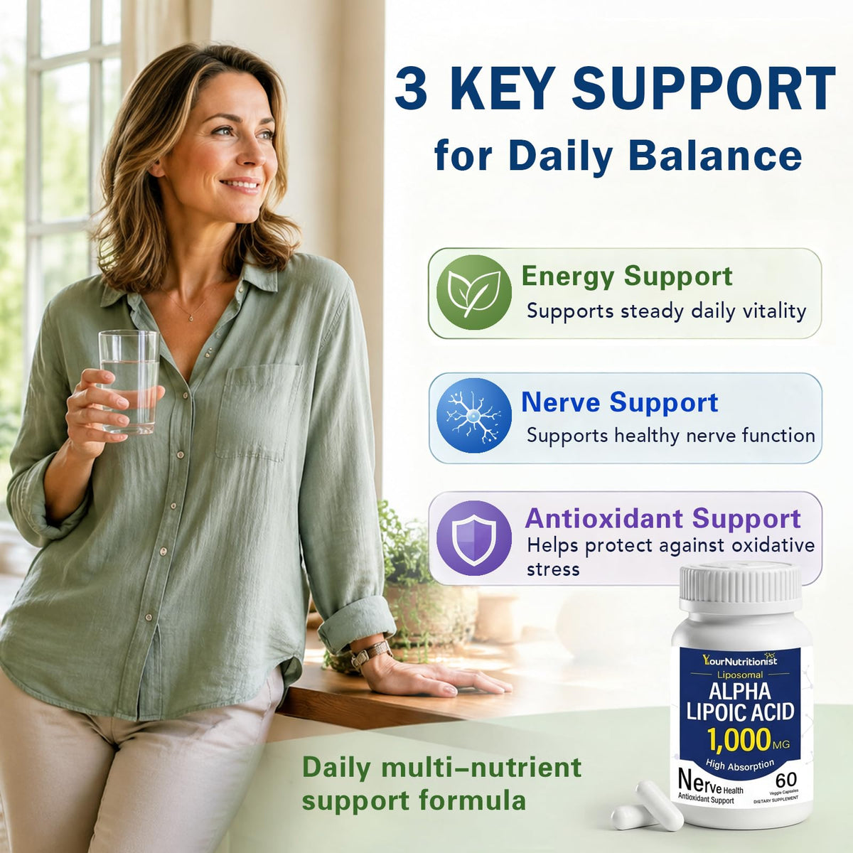 High potency Alpha Lipoic Acid supplement